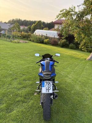 Zils Yamaha YZF 2013 Mažeikiai, ar dzinēja tilpumu 0.13 L un nobraukumu 53 tūkst. km par 1750 €, foto 5 vietnē AUTOMOTO.COM.LV