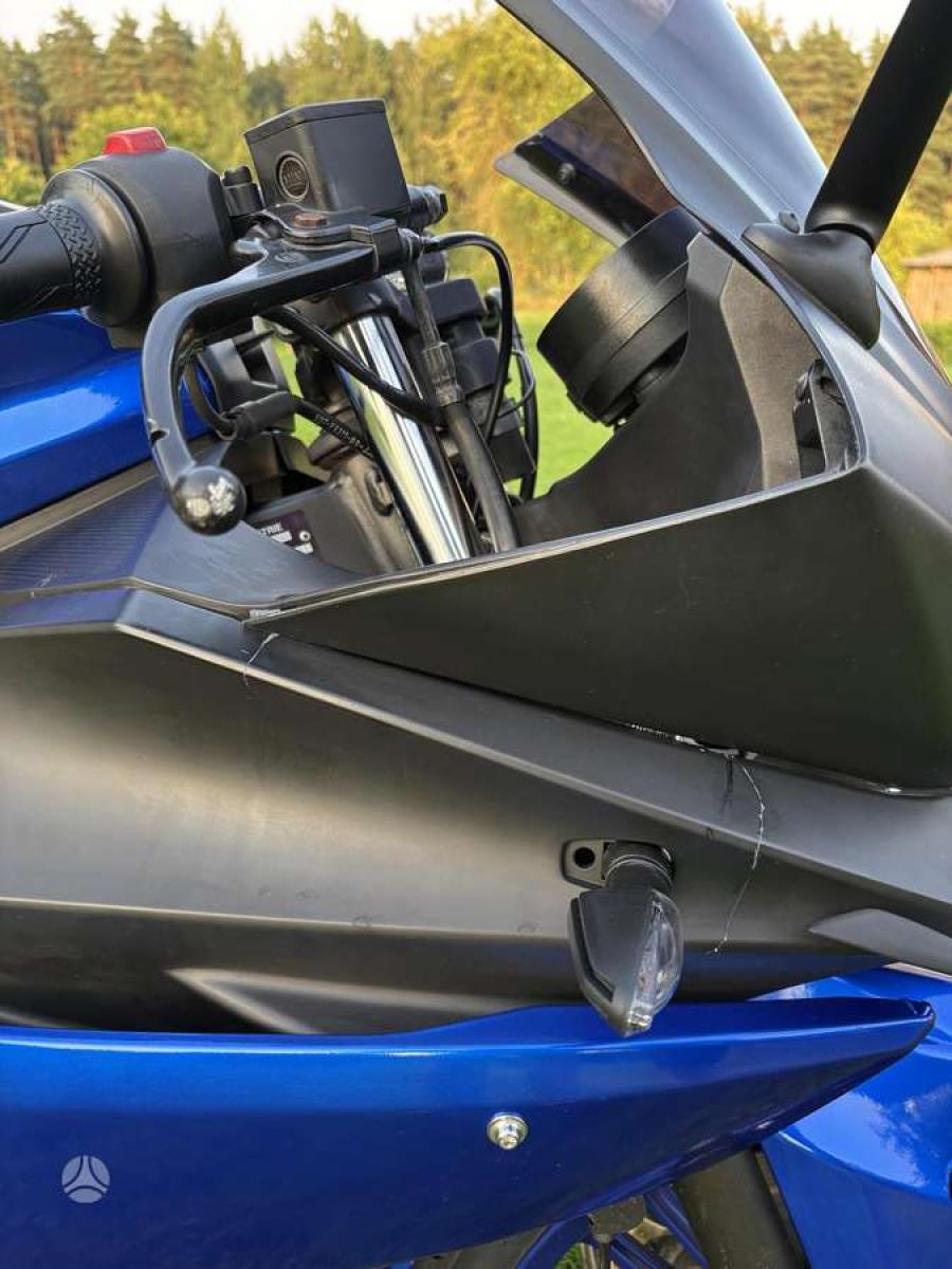 Zils Yamaha YZF 2013 Mažeikiai, ar dzinēja tilpumu 0.13 L un nobraukumu 53 tūkst. km par 1750 €, foto 9 vietnē AUTOMOTO.COM.LV