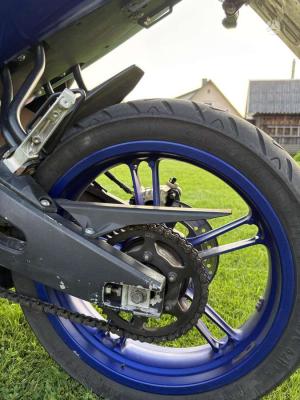 Zils Yamaha YZF 2013 Mažeikiai, ar dzinēja tilpumu 0.13 L un nobraukumu 53 tūkst. km par 1750 €, foto 15 vietnē AUTOMOTO.COM.LV