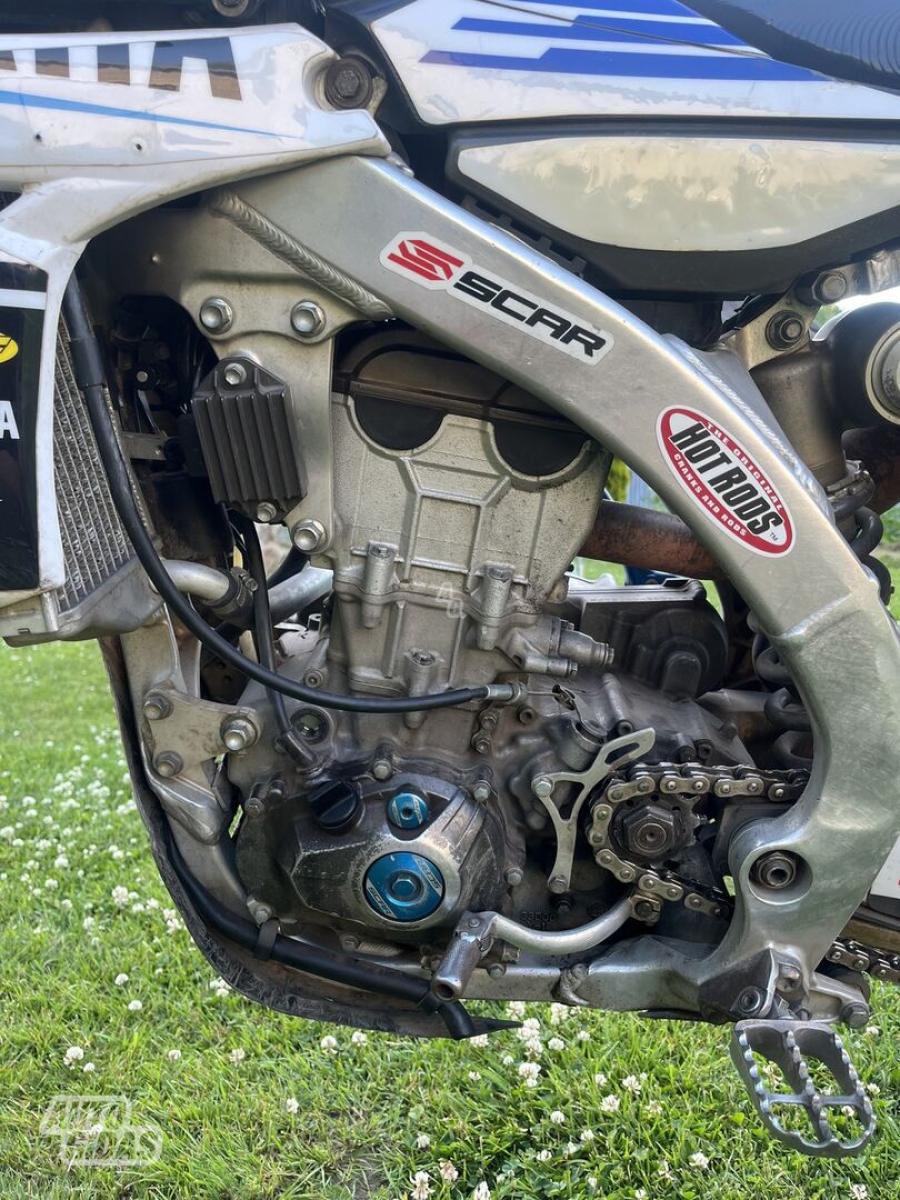 Blue Yamaha YZF 2013 in Silute, with an engine capacity of 0.45 L and mileage of 0 thousand km for 2300 €, photo 13 on AUTOMOTO.COM.LV