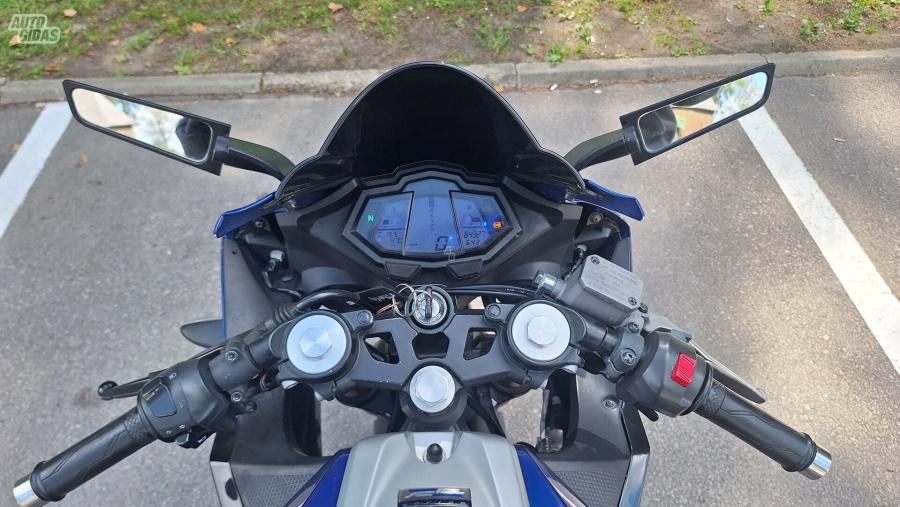 Blue Yamaha YZF 2015 in Mazeikiai, with an engine capacity of 0.13 L and mileage of 0 thousand km for 2400 €, photo 10 on AUTOMOTO.COM.LV