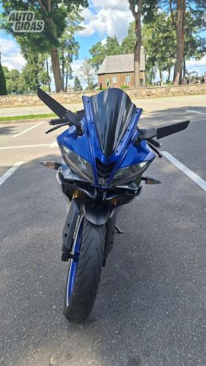 Blue Yamaha YZF 2015 in Mazeikiai, with an engine capacity of 0.13 L and mileage of 0 thousand km for 2400 €, photo 13 on AUTOMOTO.COM.LV