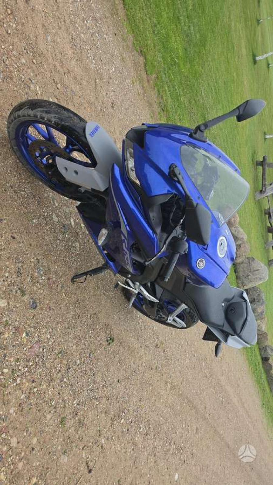Blue Yamaha YZF 2020 in Kaisiadorys, with an engine capacity of 0.13 L and mileage of 20 thousand km for 3300 €, photo 1 on AUTOMOTO.COM.LV