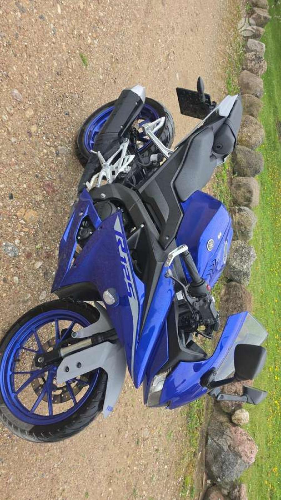Blue Yamaha YZF 2020 in Kaisiadorys, with an engine capacity of 0.13 L and mileage of 20 thousand km for 3300 €, photo 5 on AUTOMOTO.COM.LV