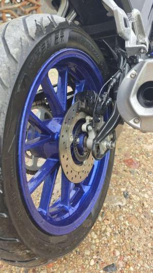 Blue Yamaha YZF 2020 in Kaisiadorys, with an engine capacity of 0.13 L and mileage of 20 thousand km for 3300 €, photo 8 on AUTOMOTO.COM.LV