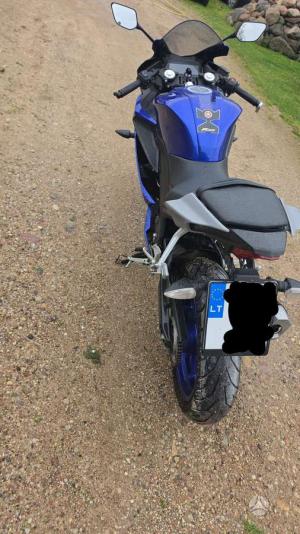 Blue Yamaha YZF 2020 in Kaisiadorys, with an engine capacity of 0.13 L and mileage of 20 thousand km for 3300 €, photo 10 on AUTOMOTO.COM.LV