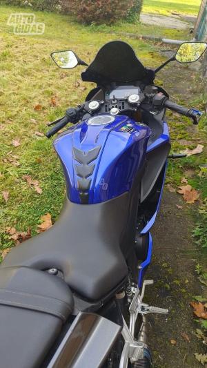 Zils Yamaha YZF 2020 Kauņa, ar dzinēja tilpumu 0.13 L un nobraukumu 20 tūkst. km par 2950 €, foto 13 vietnē AUTOMOTO.COM.LV