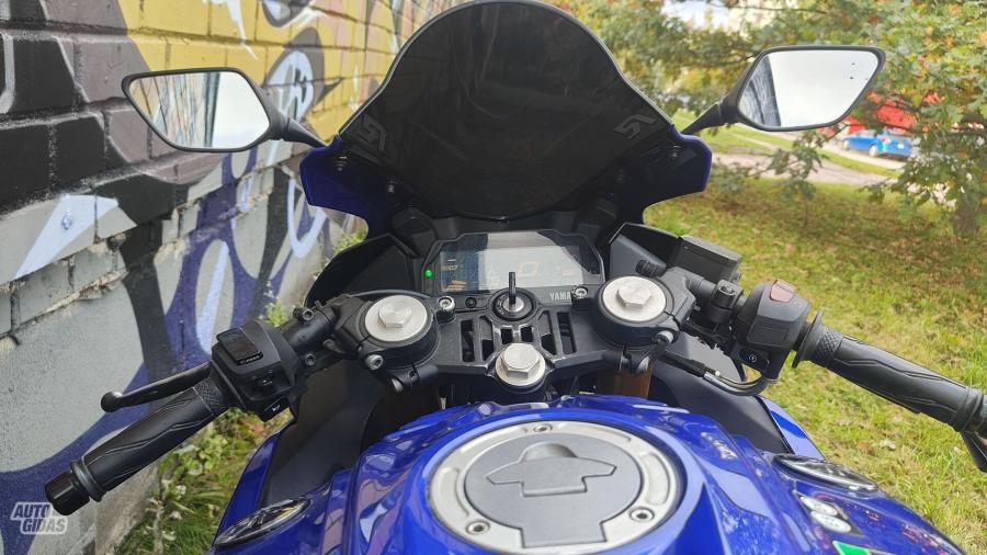 Zils Yamaha YZF 2020 Kauņa, ar dzinēja tilpumu 0.13 L un nobraukumu 20 tūkst. km par 2950 €, foto 6 vietnē AUTOMOTO.COM.LV
