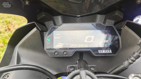 Zils Yamaha YZF 2020 Kauņa, ar dzinēja tilpumu 0.13 L un nobraukumu 20 tūkst. km par 2950 €, foto 8 vietnē AUTOMOTO.COM.LV