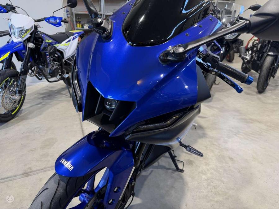 Zils Yamaha YZF 2024 Šauļi, ar dzinēja tilpumu 0.13 L un nobraukumu 6 tūkst. km par 4190 €, foto 14 vietnē AUTOMOTO.COM.LV