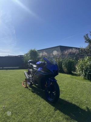 Blue Yamaha YZF 2024 in Kaunas, with an engine capacity of 0.13 L and mileage of 25 thousand km for 4200 €, photo  on AUTOMOTO.COM.LV