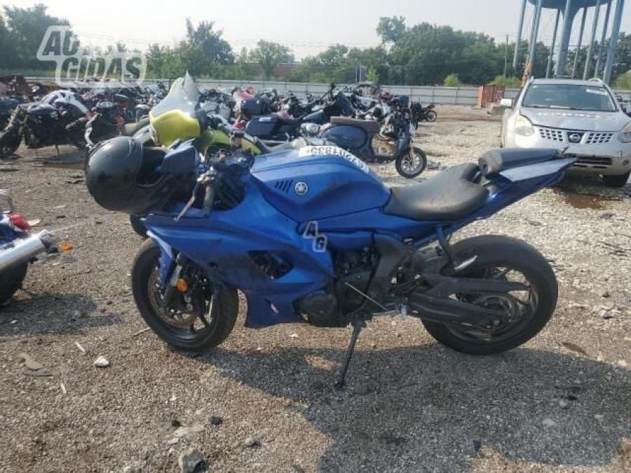 Zils Yamaha YZF 2025 Klaipėda, ar dzinēja tilpumu 0.70 L un nobraukumu 5 tūkst. km par 5900 €, foto 4 vietnē AUTOMOTO.COM.LV