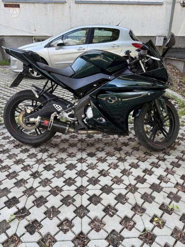 Green Yamaha YZF 2010 in Vilnius, with an engine capacity of 0.13 L and mileage of 30 thousand km for 1200 €, photo 4 on AUTOMOTO.COM.LV
