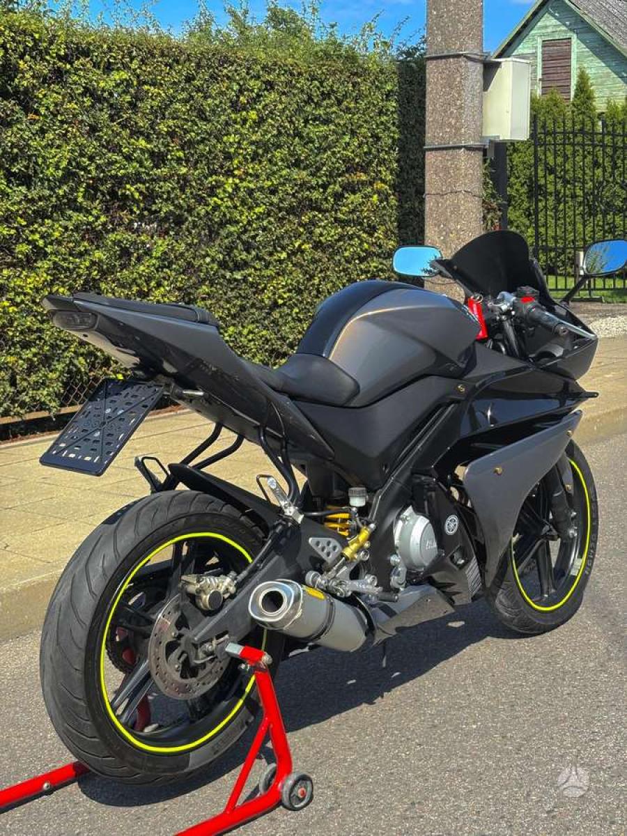 Grey Yamaha YZF 2009 in Kedainiai, with an engine capacity of 0.13 L and mileage of 26 thousand km for 2299 €, photo 8 on AUTOMOTO.COM.LV