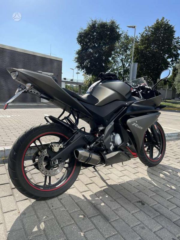 Grey Yamaha YZF 2013 in Kaunas, with an engine capacity of 0.13 L and mileage of 23 thousand km for 2400 €, photo 4 on AUTOMOTO.COM.LV