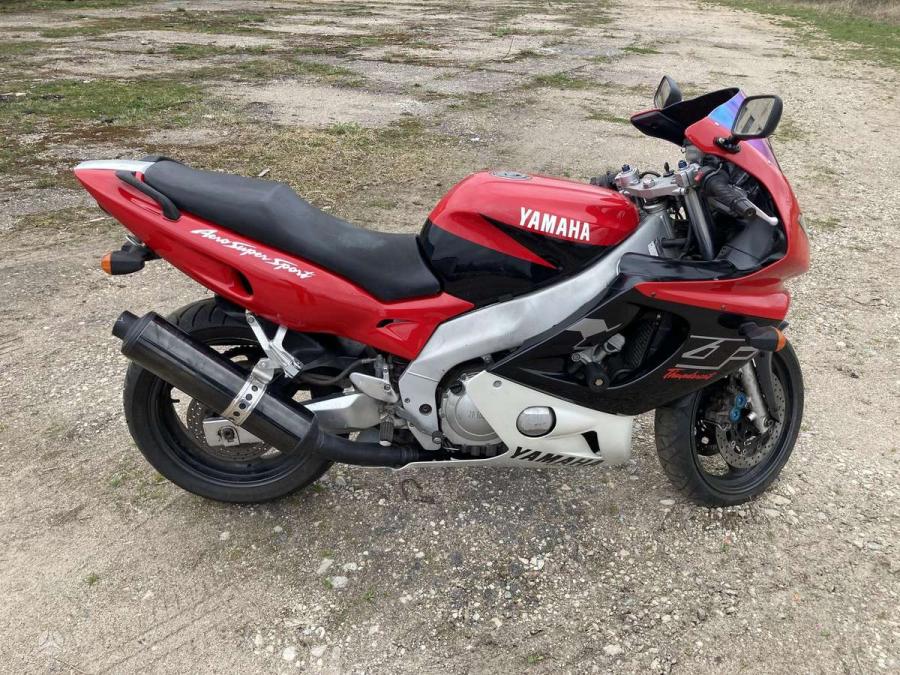 Yamaha YZF 1998 Birštonas, ar dzinēja tilpumu 0.60 L un nobraukumu 26 tūkst. km par 1100 €, foto 3 vietnē AUTOMOTO.COM.LV