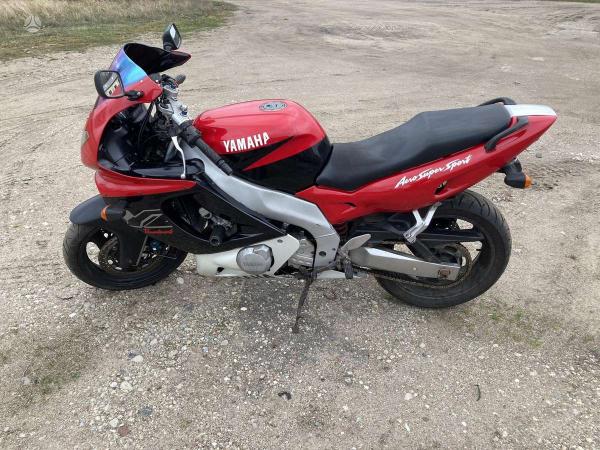 Yamaha YZF 1998 Birštonas, ar dzinēja tilpumu 0.60 L un nobraukumu 26 tūkst. km par 1100 €, foto 5 vietnē AUTOMOTO.COM.LV