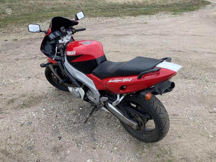 Yamaha YZF 1998 Birštonas, ar dzinēja tilpumu 0.60 L un nobraukumu 26 tūkst. km par 1100 €, foto 6 vietnē AUTOMOTO.COM.LV