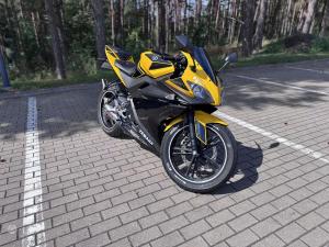 Yamaha YZF 2008 Druskininkai, ar dzinēja tilpumu 0.13 L un nobraukumu 32 tūkst. km par 1850 €, foto  vietnē AUTOMOTO.COM.LV