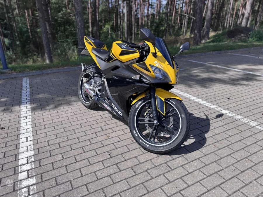 Yamaha YZF 2008 Druskininkai, ar dzinēja tilpumu 0.13 L un nobraukumu 32 tūkst. km par 1850 €, foto 1 vietnē AUTOMOTO.COM.LV