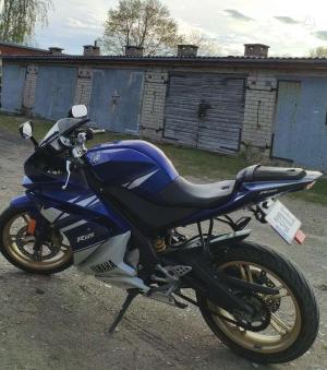 Yamaha YZF 2010 Šilutė, ar dzinēja tilpumu 0.13 L un nobraukumu 36 tūkst. km par 1650 €, foto  vietnē AUTOMOTO.COM.LV
