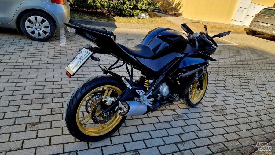 Yamaha YZF 2012 Viļņa, ar dzinēja tilpumu 0.13 L un nobraukumu 27 tūkst. km par 1850 €, foto 4 vietnē AUTOMOTO.COM.LV