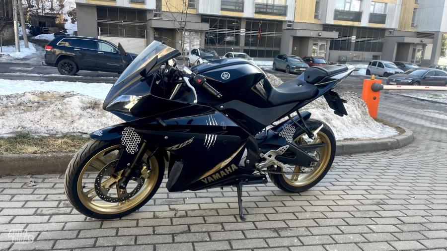 Yamaha YZF 2012 Viļņa, ar dzinēja tilpumu 0.13 L un nobraukumu 27 tūkst. km par 1850 €, foto 6 vietnē AUTOMOTO.COM.LV