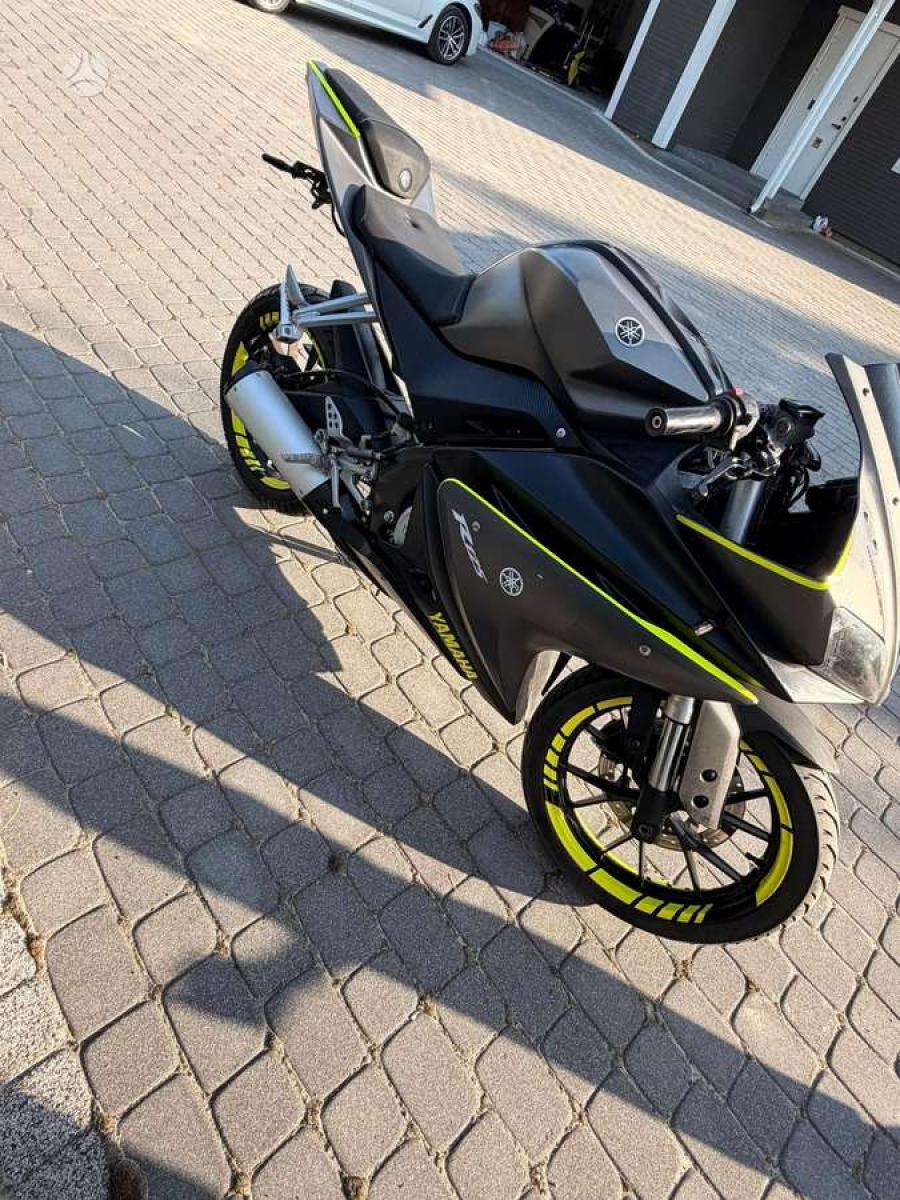 Yamaha YZF 2016 Plungė, ar dzinēja tilpumu 0.13 L un nobraukumu 27 tūkst. km par 2650 €, foto 6 vietnē AUTOMOTO.COM.LV
