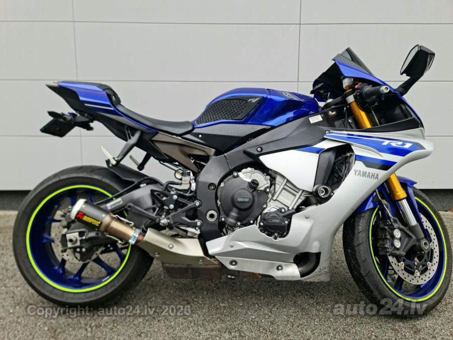 Blue Yamaha YZF-R1 2017 in Tallinn, with an engine capacity of 0.00 L and mileage of 16 thousand km for 14888 €, photo 3 on AUTOMOTO.COM.LV