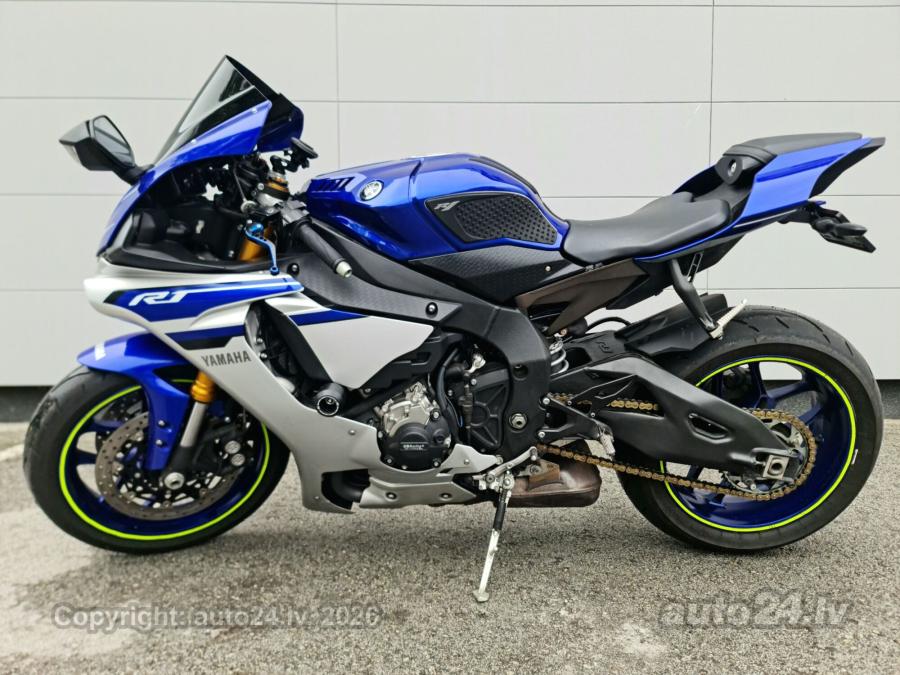 Blue Yamaha YZF-R1 2017 in Tallinn, with an engine capacity of 0.00 L and mileage of 16 thousand km for 14888 €, photo 4 on AUTOMOTO.COM.LV