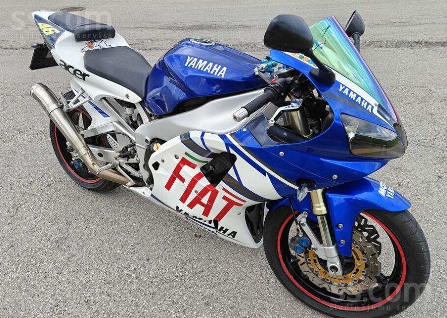 Yamaha YZF-R1 2000 Tukums, ar dzinēja tilpumu 1.00 L un nobraukumu 0 tūkst. km par 2700 €, foto 4 vietnē AUTOMOTO.COM.LV
