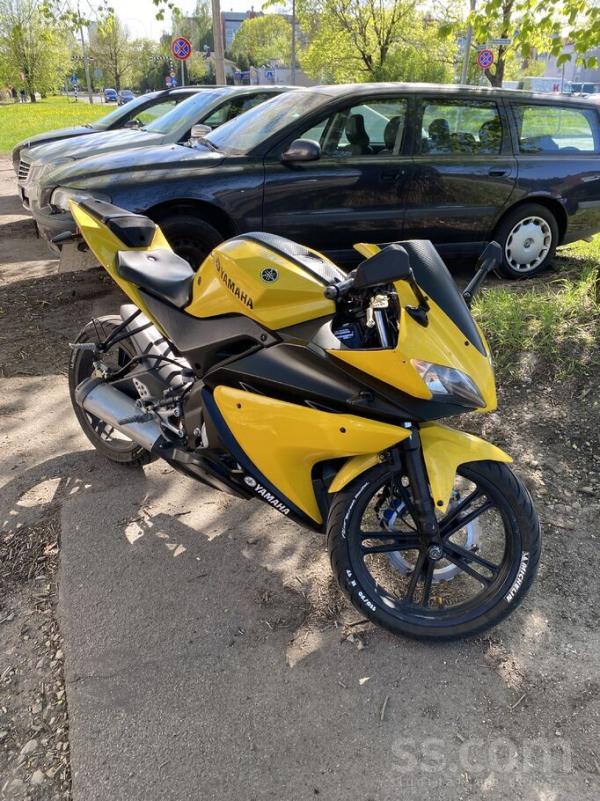 Yamaha YZF R125 2008 in Riga, with an engine capacity of 0.13 L and mileage of 0 thousand km for 1700 €, photo 1 on AUTOMOTO.COM.LV