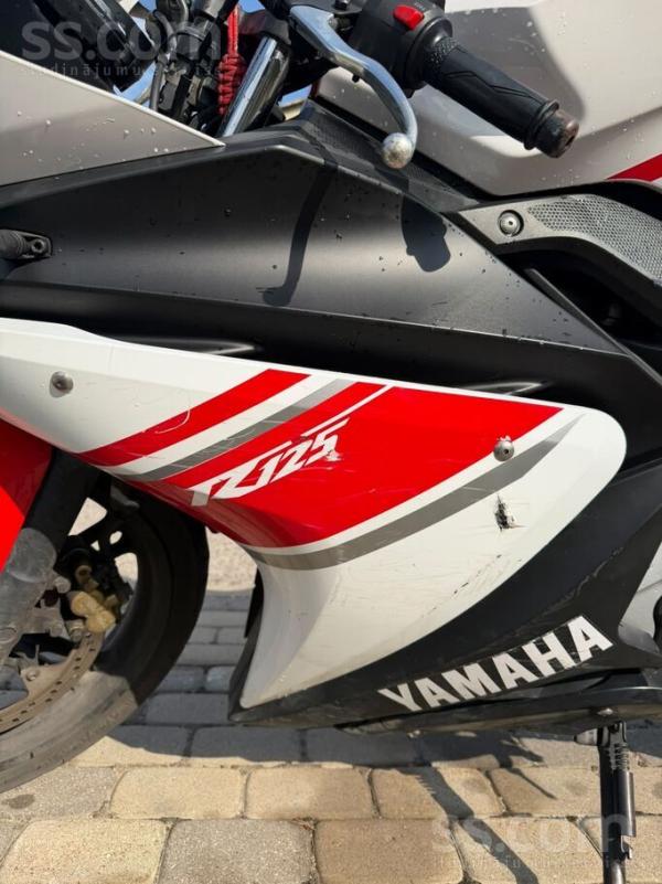 Yamaha YZF R125 2008 in Talsi, with an engine capacity of 0.13 L and mileage of 0 thousand km for 1500 €, photo 5 on AUTOMOTO.COM.LV