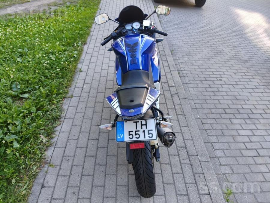 Yamaha YZF R125 2012 in Riga, with an engine capacity of 0.13 L and mileage of 0 thousand km for 1900 €, photo 10 on AUTOMOTO.COM.LV