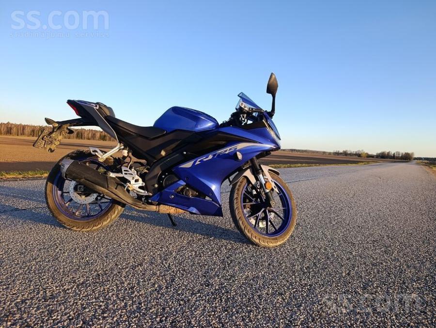 Yamaha YZF R125 2020 Saldus, ar dzinēja tilpumu 0.13 L un nobraukumu 0 tūkst. km par 3700 €, foto 1 vietnē AUTOMOTO.COM.LV