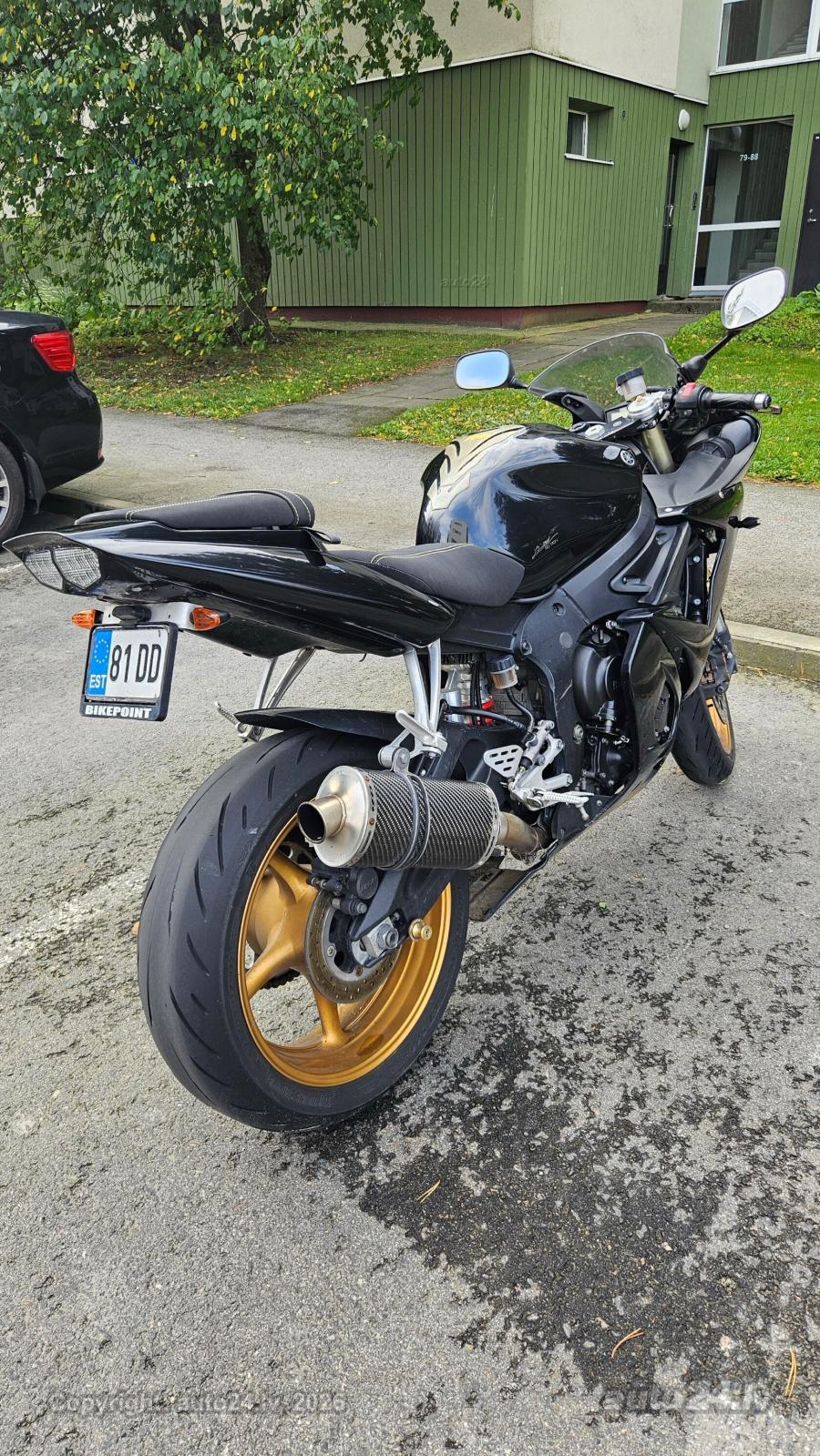 Черный Ямаха YZF R6 2007 в Таллин, объемом двигателя 0.60 л и пробегом 57 тыс. км за 4800 €, фото 6 на AUTOMOTO.COM.LV