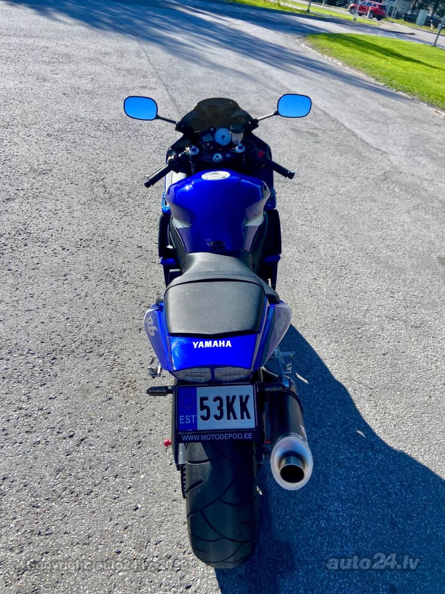 Синий Ямаха YZF R6 2004 в Таллин, объемом двигателя 0.60 л и пробегом 42 тыс. км за 3650 €, фото 5 на AUTOMOTO.COM.LV