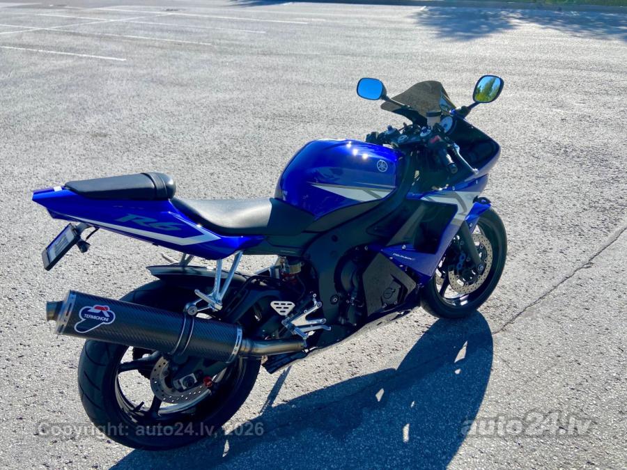 Синий Ямаха YZF R6 2004 в Таллин, объемом двигателя 0.60 л и пробегом 42 тыс. км за 3650 €, фото 7 на AUTOMOTO.COM.LV