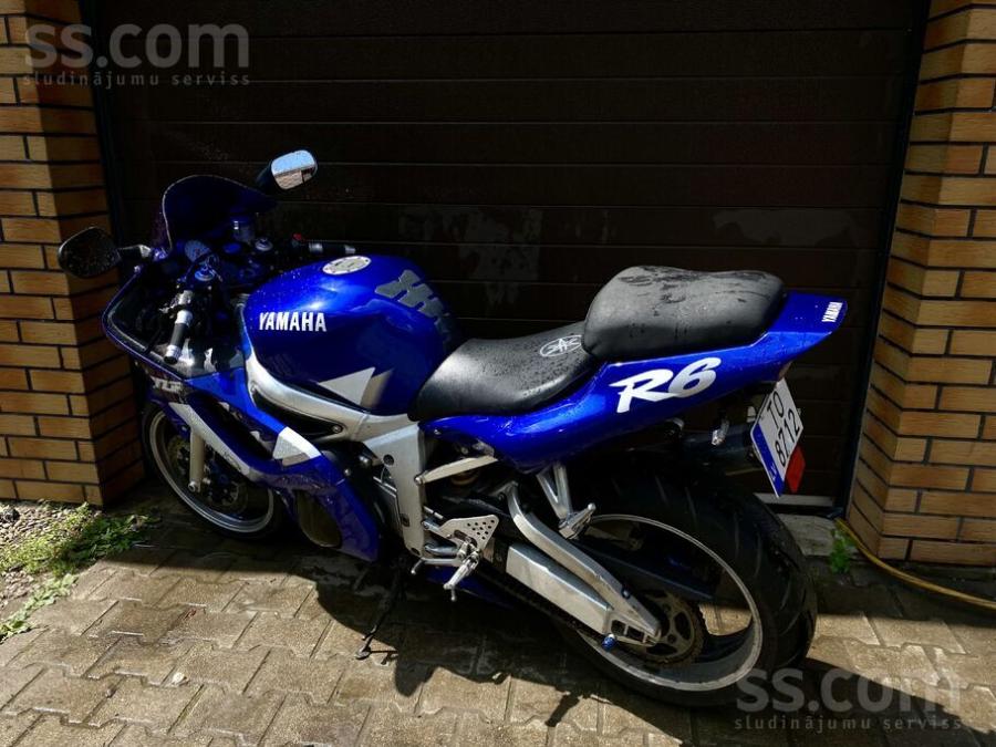 Yamaha YZF R6 2000 Tukums, ar dzinēja tilpumu 0.60 L un nobraukumu 0 tūkst. km par 3000 €, foto 5 vietnē AUTOMOTO.COM.LV