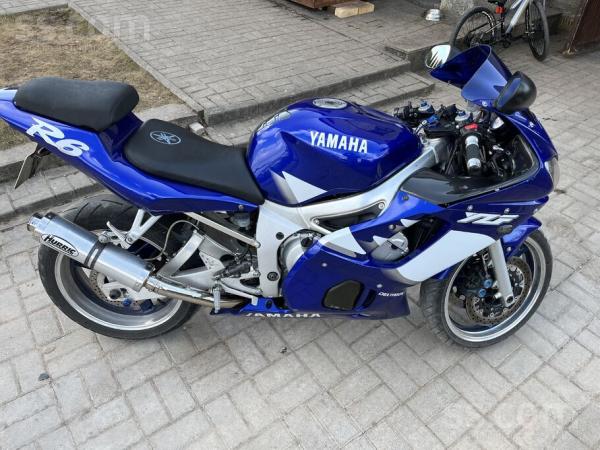 Yamaha YZF R6 2000 in Talsi, with an engine capacity of 0.60 L and mileage of 0 thousand km for 2499 €, photo 8 on AUTOMOTO.COM.LV