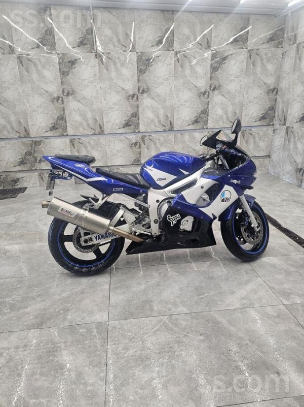 Yamaha YZF R6 2002 in Daugavpils on AUTOMOTO.COM.LV Yamaha YZF R6 2002 in Daugavpils, with an engine capacity of 0.60 L and mileage of 0 thousand km for 2300 €, photo 3 on AUTOMOTO.COM.LV