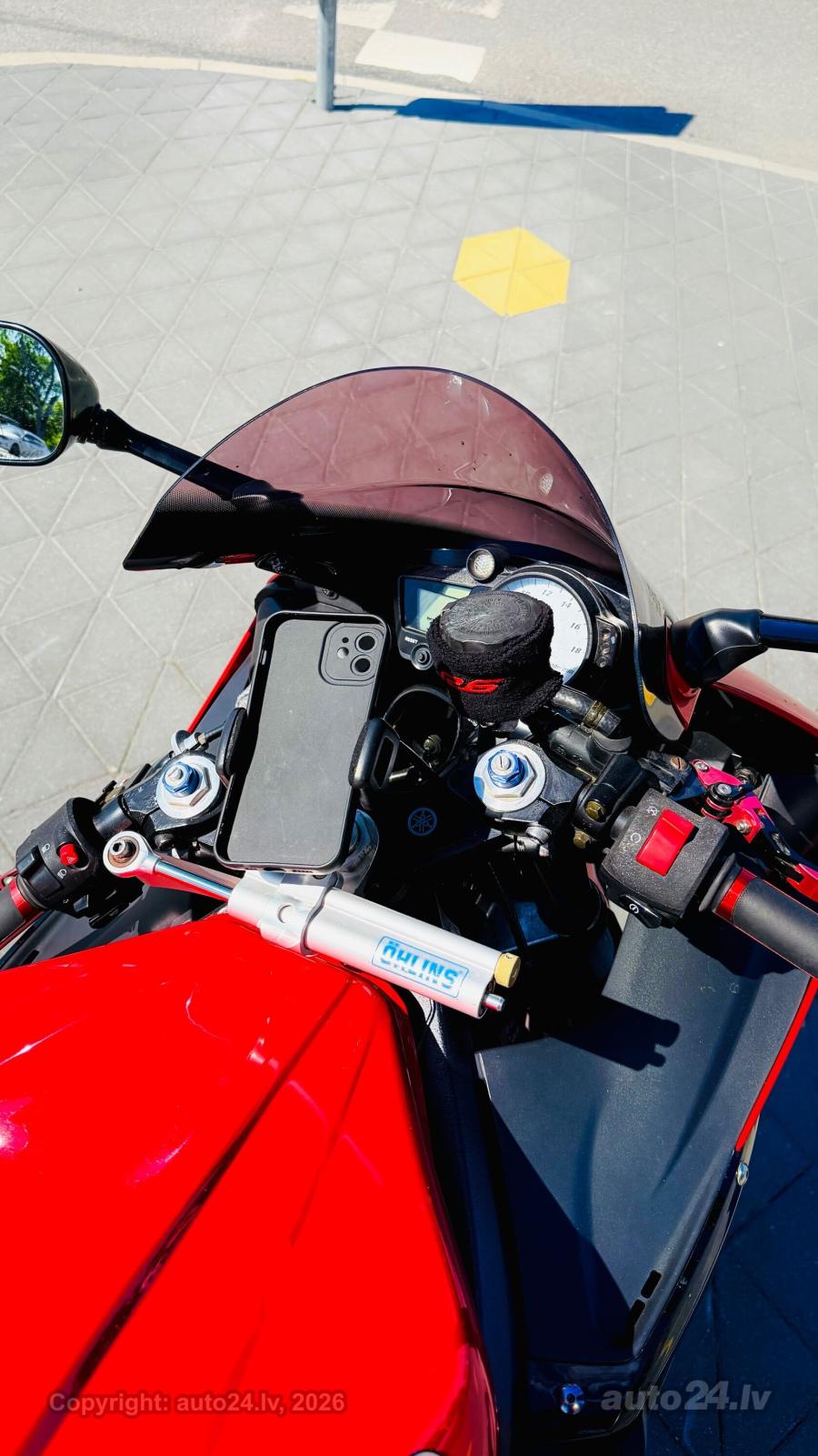 Красный Ямаха YZF R6 2004 в Таллин, объемом двигателя 0.60 л и пробегом 58 тыс. км за 3200 €, фото 7 на AUTOMOTO.COM.LV