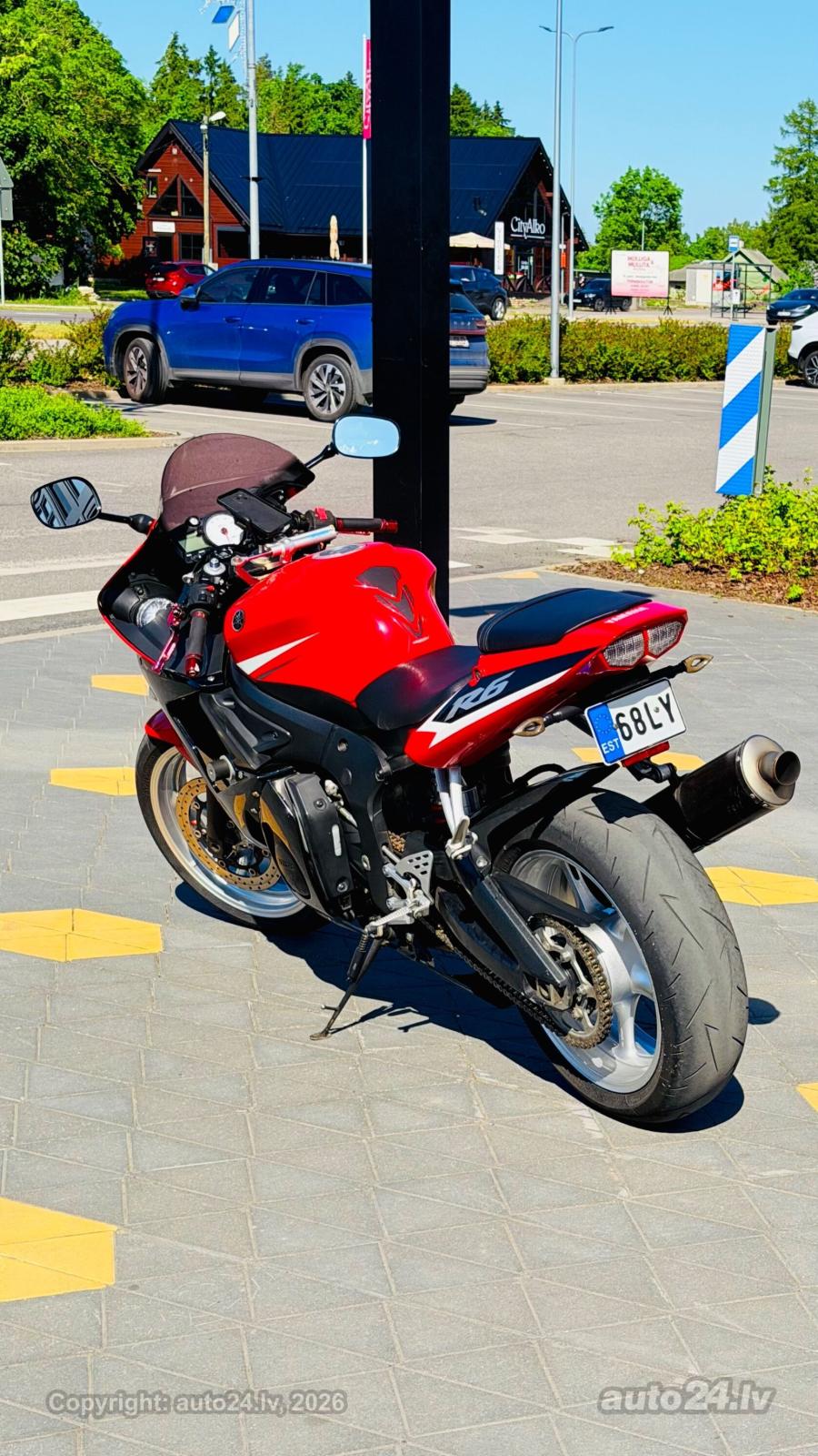 Красный Ямаха YZF R6 2004 в Таллин, объемом двигателя 0.60 л и пробегом 58 тыс. км за 3200 €, фото 8 на AUTOMOTO.COM.LV