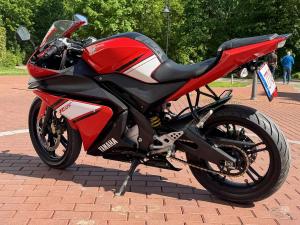Red Yamaha YZF 2010 in Vilnius, with an engine capacity of 0.13 L and mileage of 39 thousand km for 2300 €, photo 4 on AUTOMOTO.COM.LV