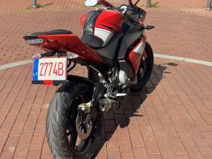 Red Yamaha YZF 2010 in Vilnius, with an engine capacity of 0.13 L and mileage of 39 thousand km for 2300 €, photo 6 on AUTOMOTO.COM.LV