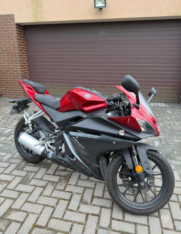 Red Yamaha YZF 2019 in Vilnius, with an engine capacity of 0.12 L and mileage of 7 thousand km for 3000 €, photo 2 on AUTOMOTO.COM.LV