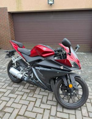 Red Yamaha YZF 2019 in Vilnius, with an engine capacity of 0.12 L and mileage of 7 thousand km for 3000 €, photo 3 on AUTOMOTO.COM.LV