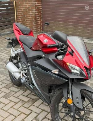 Red Yamaha YZF 2019 in Vilnius, with an engine capacity of 0.12 L and mileage of 7 thousand km for 3000 €, photo 5 on AUTOMOTO.COM.LV