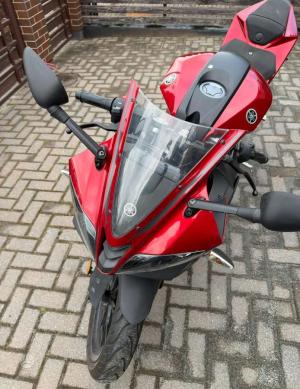 Red Yamaha YZF 2019 in Vilnius, with an engine capacity of 0.12 L and mileage of 7 thousand km for 3000 €, photo 6 on AUTOMOTO.COM.LV