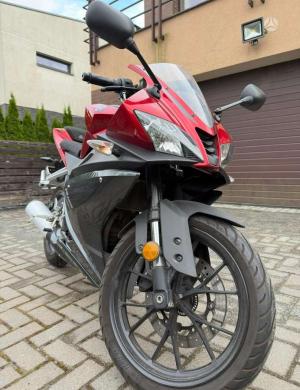 Red Yamaha YZF 2019 in Vilnius, with an engine capacity of 0.12 L and mileage of 7 thousand km for 3000 €, photo 8 on AUTOMOTO.COM.LV